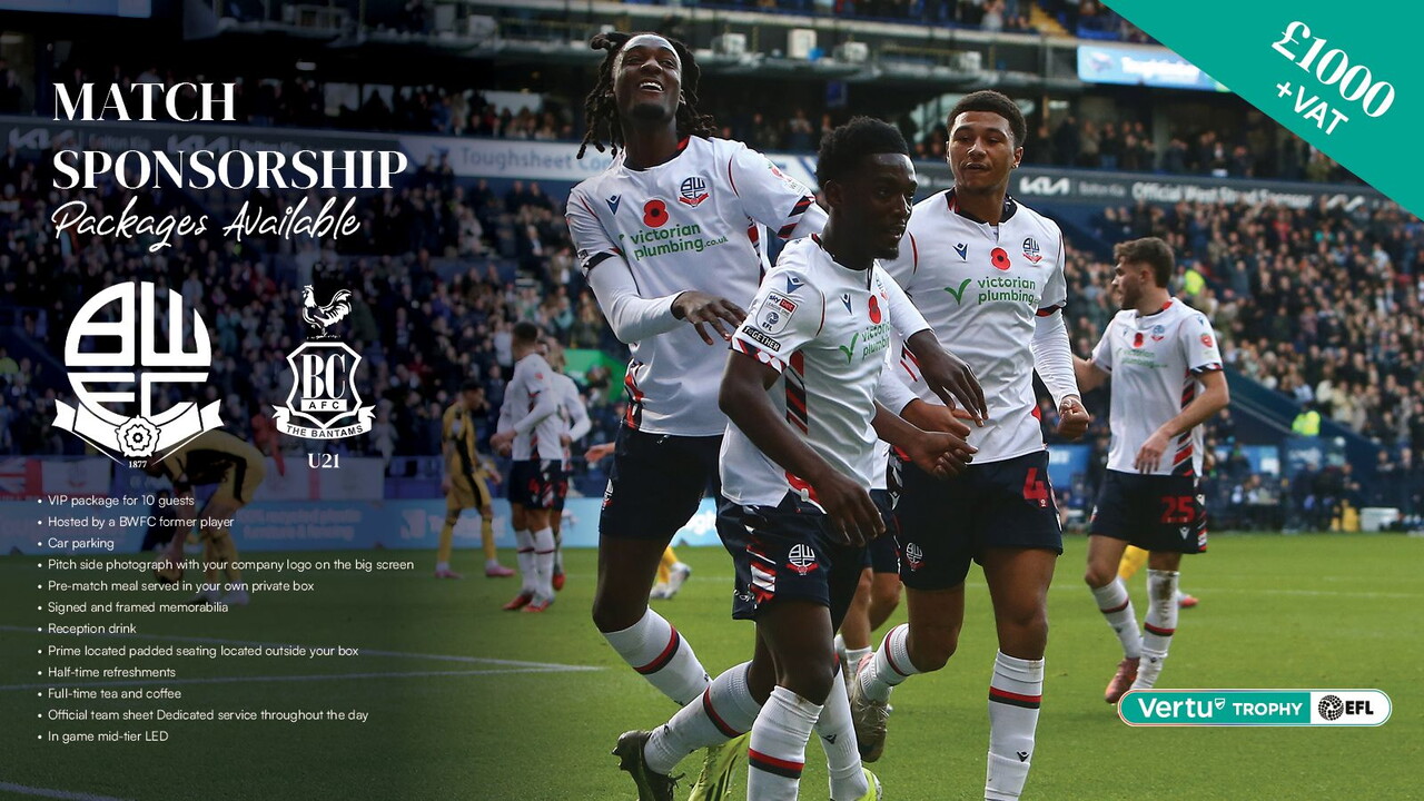 Tickets and Hospitality | Bradford City (H) | Bolton Wanderers FC
