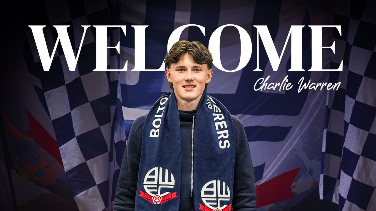 Wanderers Land Top Prospect Charlie Warren | Bolton Wanderers FC