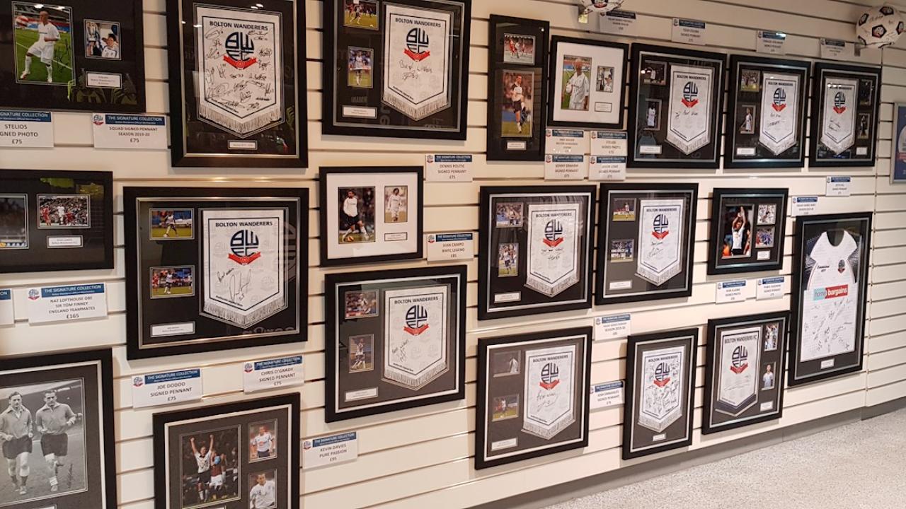 Bolton Wanderers Signature Collection Restocked at Bolton Central ...