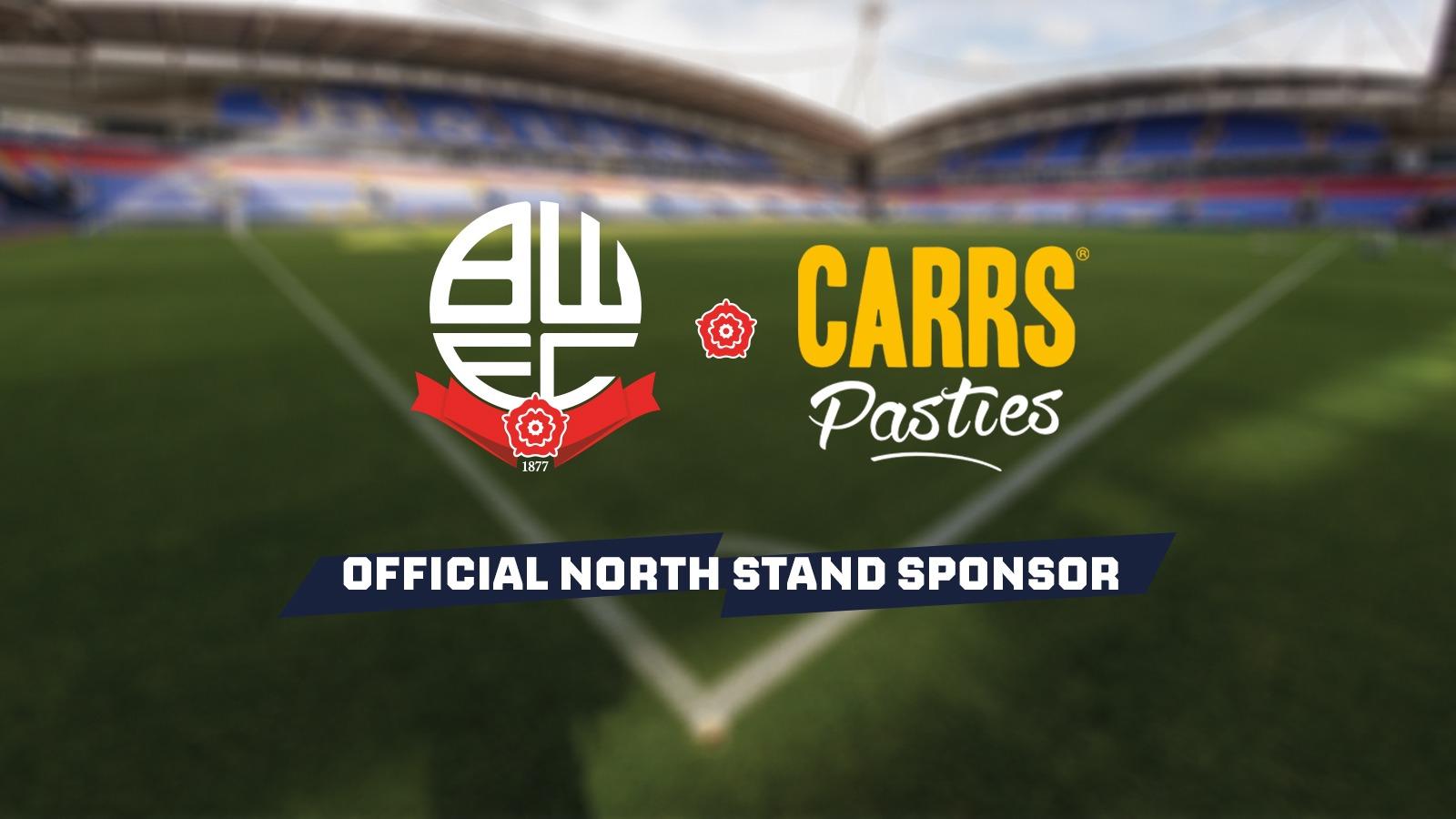 Carrs Pasties Renew Stand Sponsorship With Wanderers | Bolton Wanderers FC