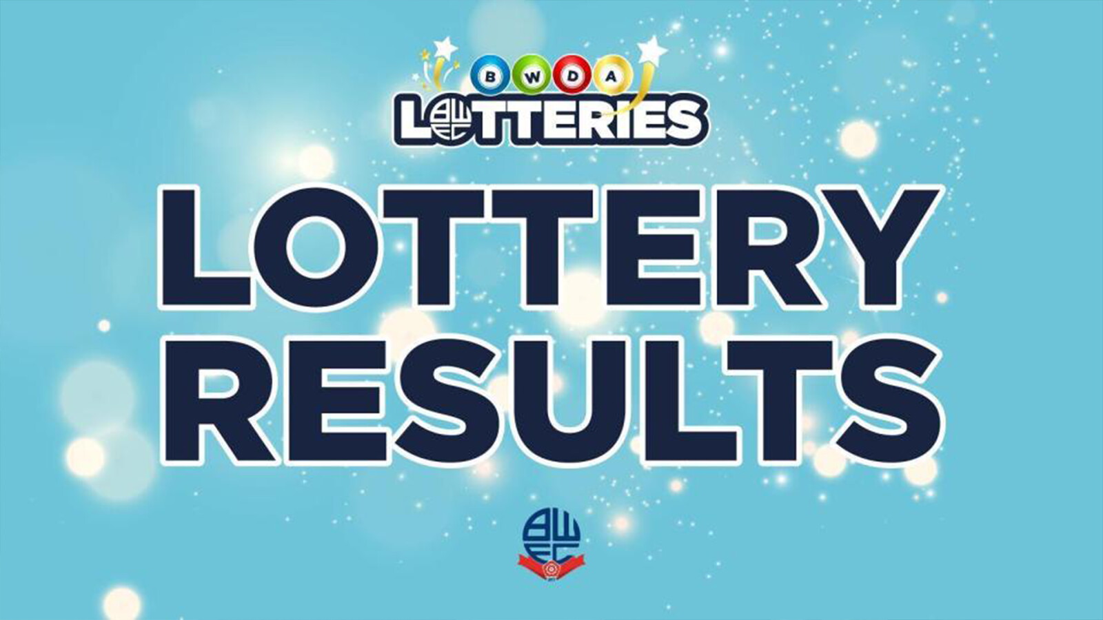 Lottery Results W/C 30/06/25 | Bolton Wanderers FC