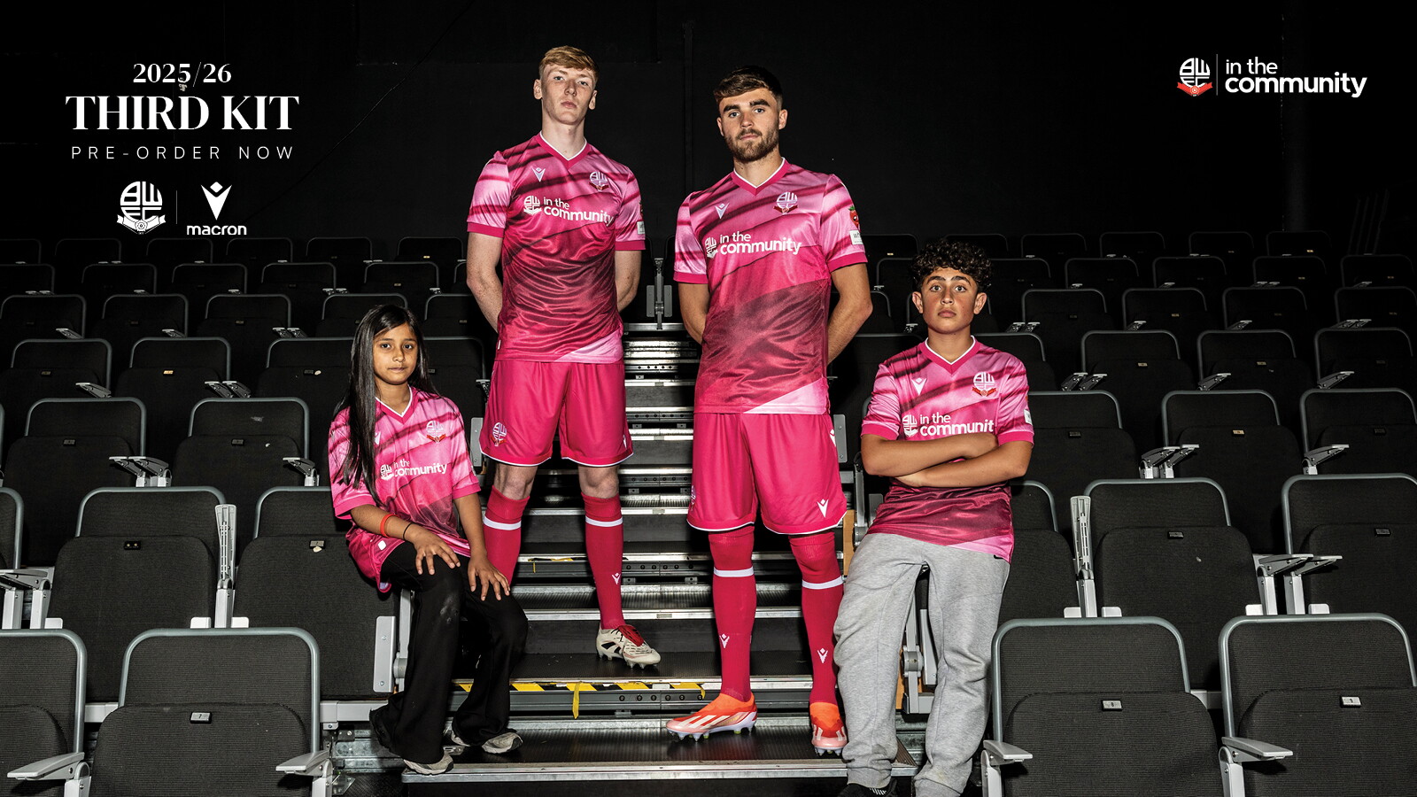 Born To Perform | Wanderers Launch 2025/26 Macron Third Kit | Bolton ...