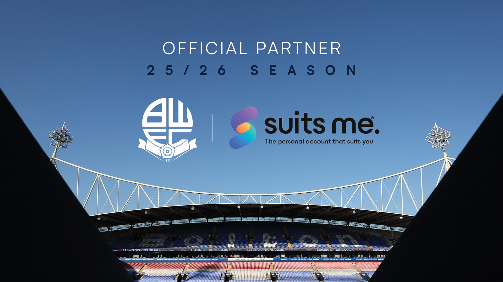 Wanderers Announce Official Partnership With Suits Me | Bolton Wanderers FC