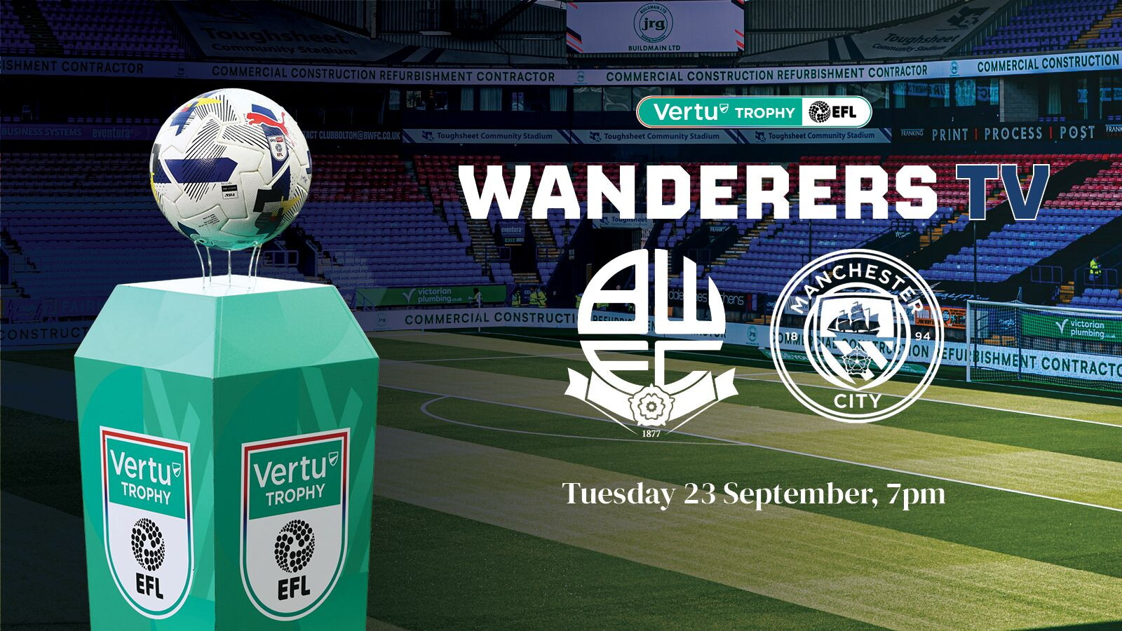 Wanderers TV | Manchester City U21s (H) - Vertu Trophy | Bolton ...