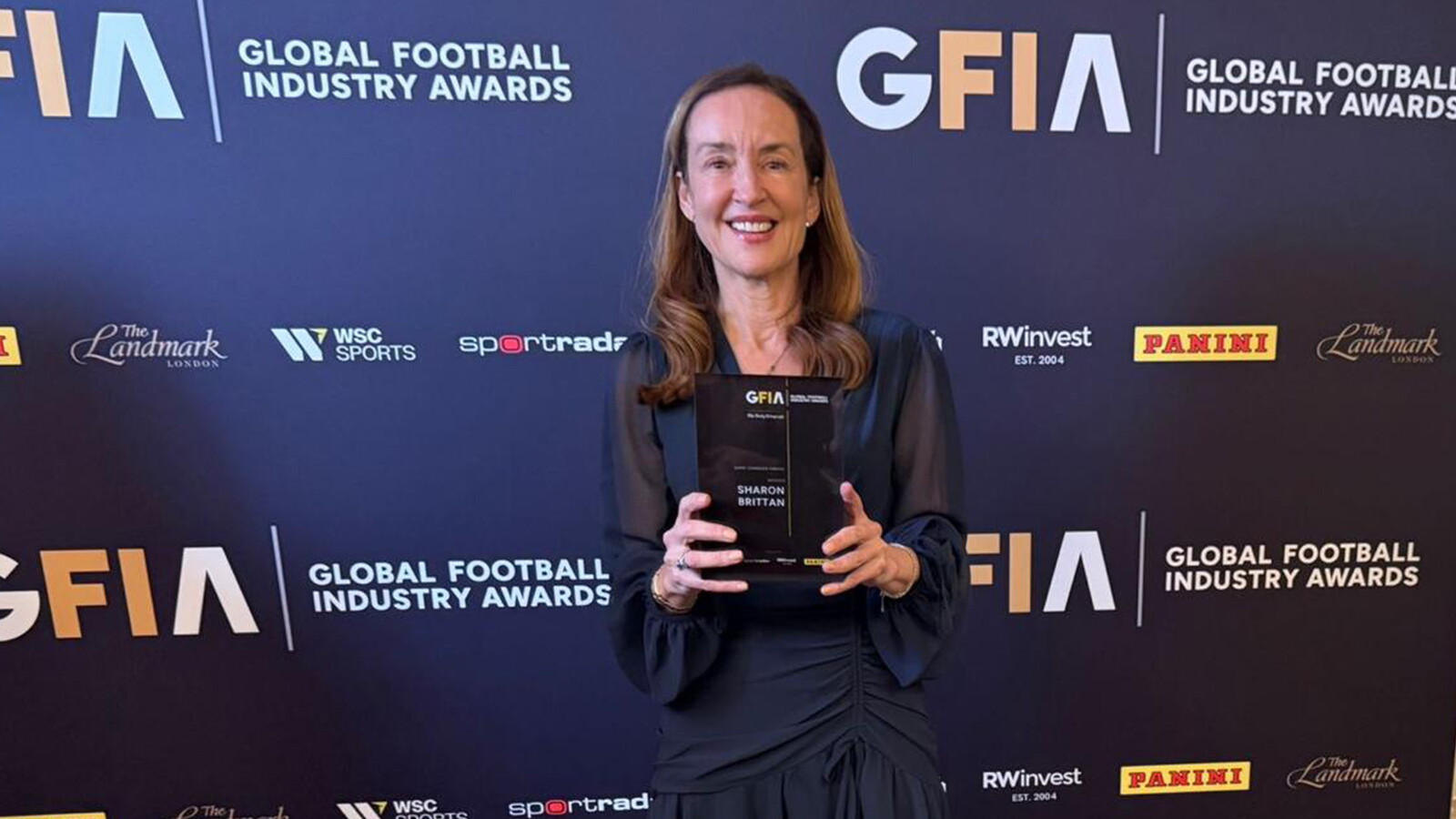 BWFC Chairman Sharon Brittan Wins Game Changer Award At Global Football Industry Awards | Bolton ...