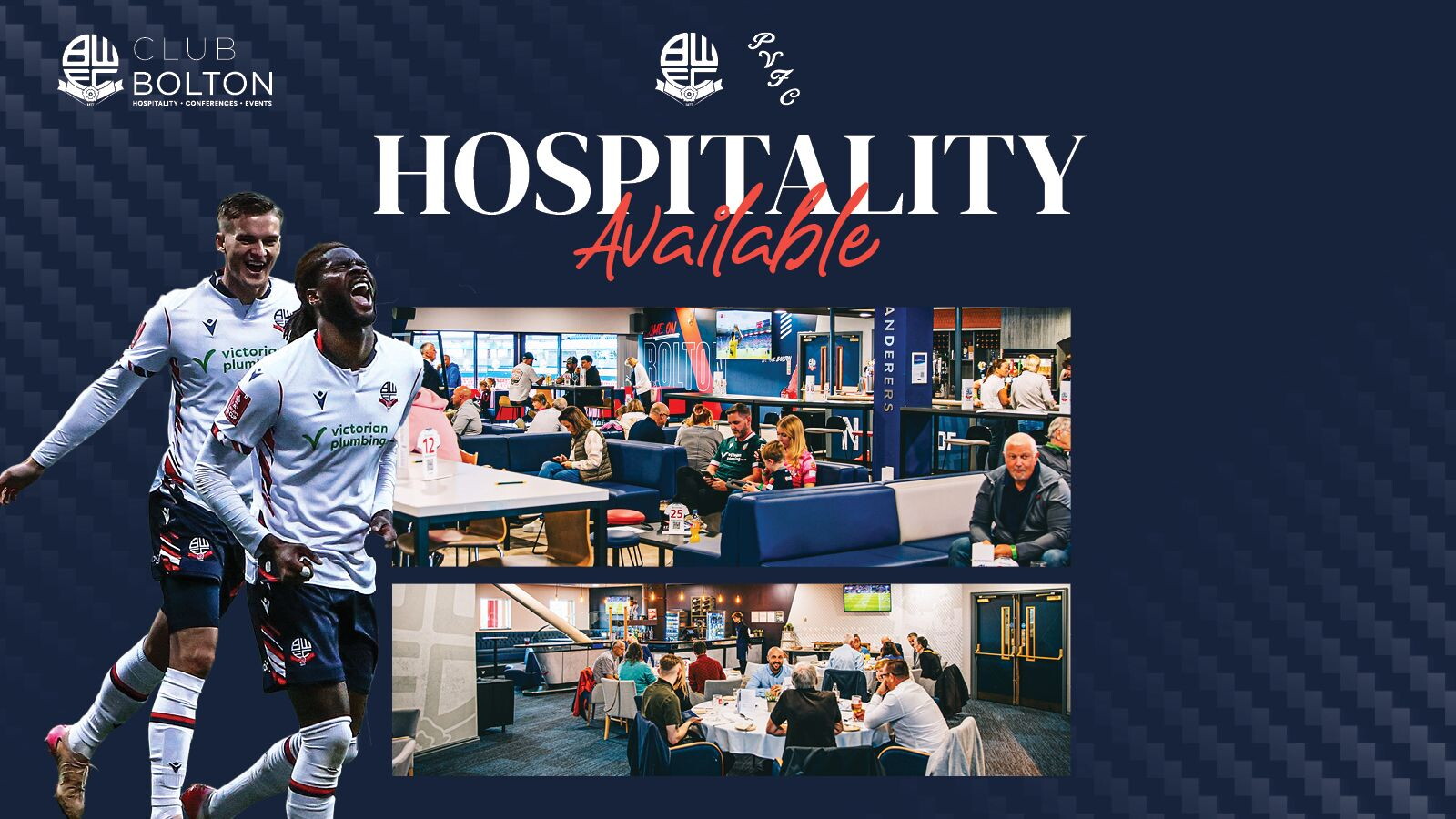 Club Bolton Hospitality | Watch The Match In Style For Port Vale Match ...