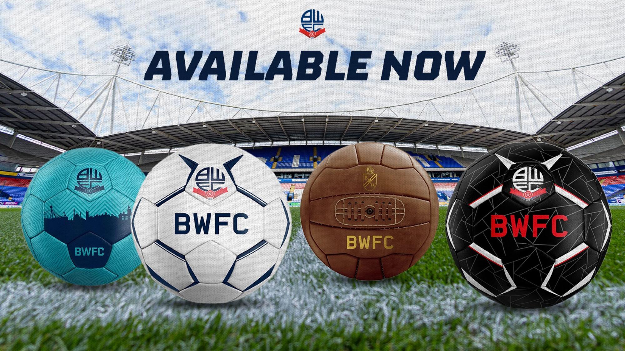 New Footballs Added To Club Shop! | Bolton Wanderers FC