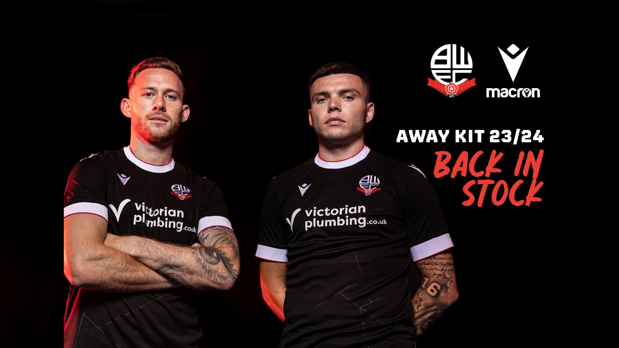 Back In Stock | 2023/24 Away Kit | Bolton Wanderers FC