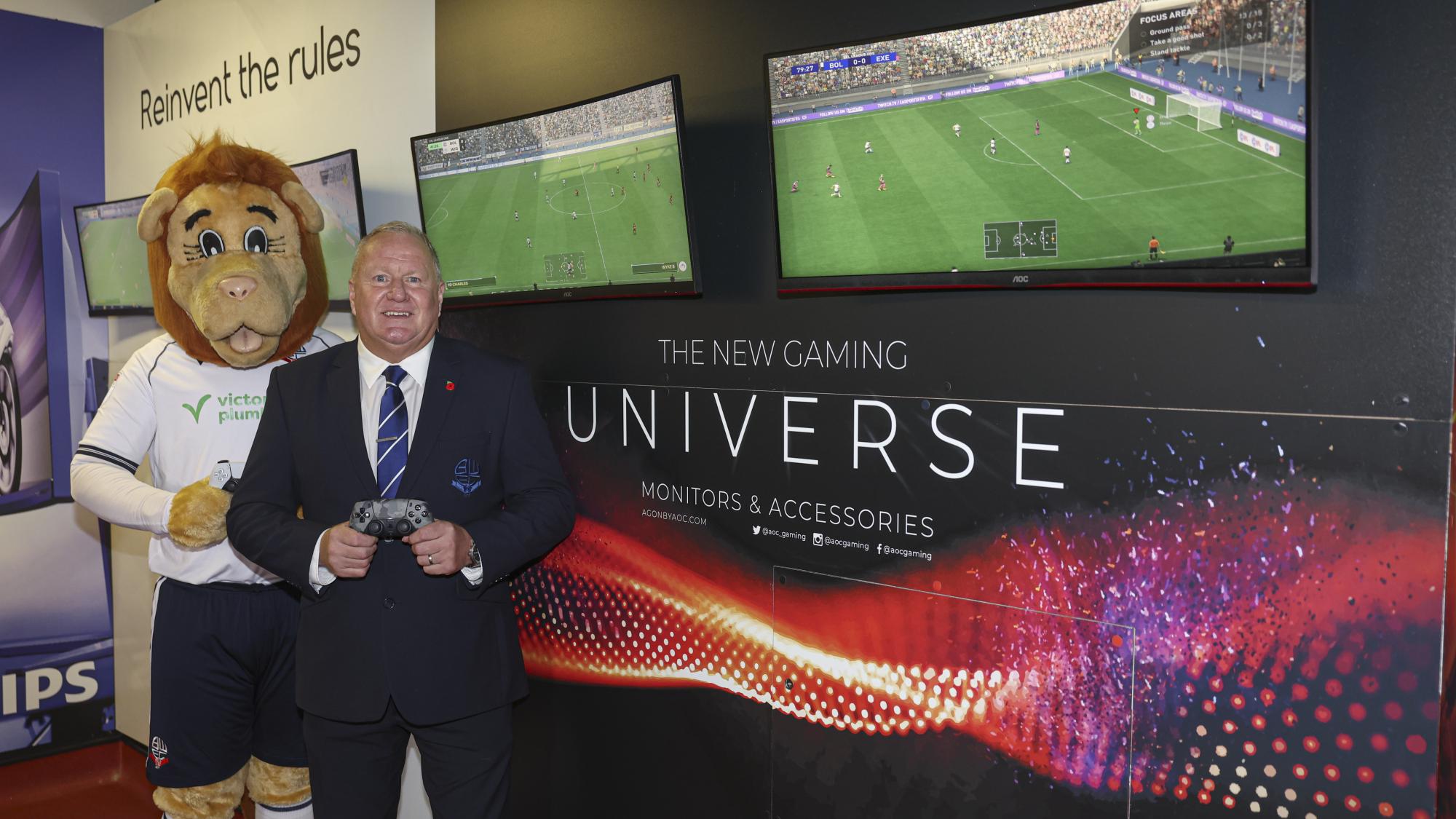 Wanderers Relaunch Gaming Station in the Carrs Pasties North Stand ...