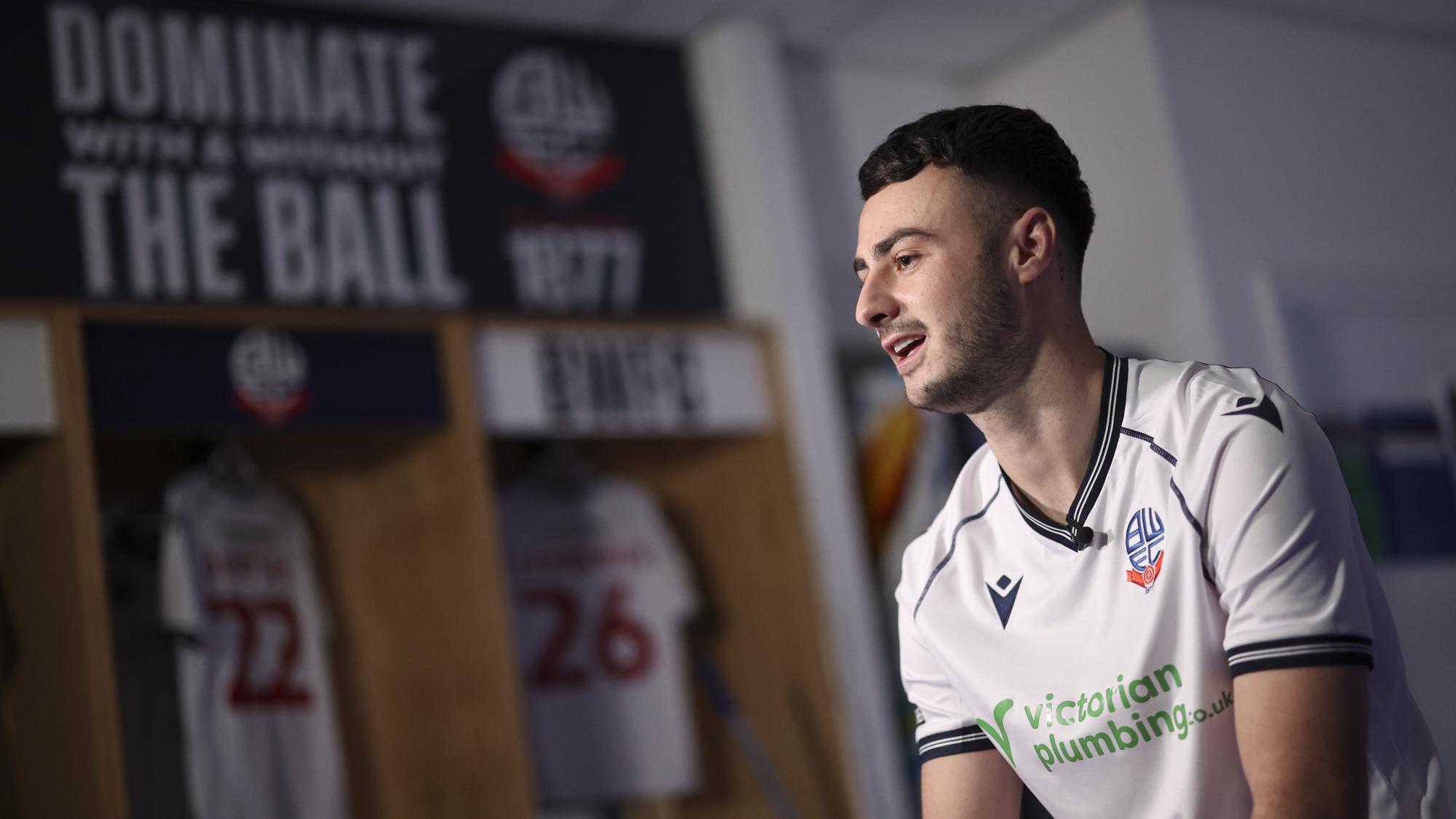 Collins | I Can't Wait To Get Involved | Bolton Wanderers FC