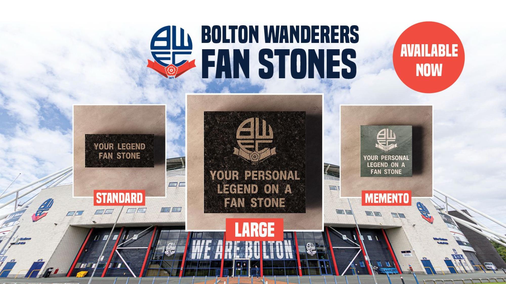 First New Fan Stones To Be Laid | Bolton Wanderers FC