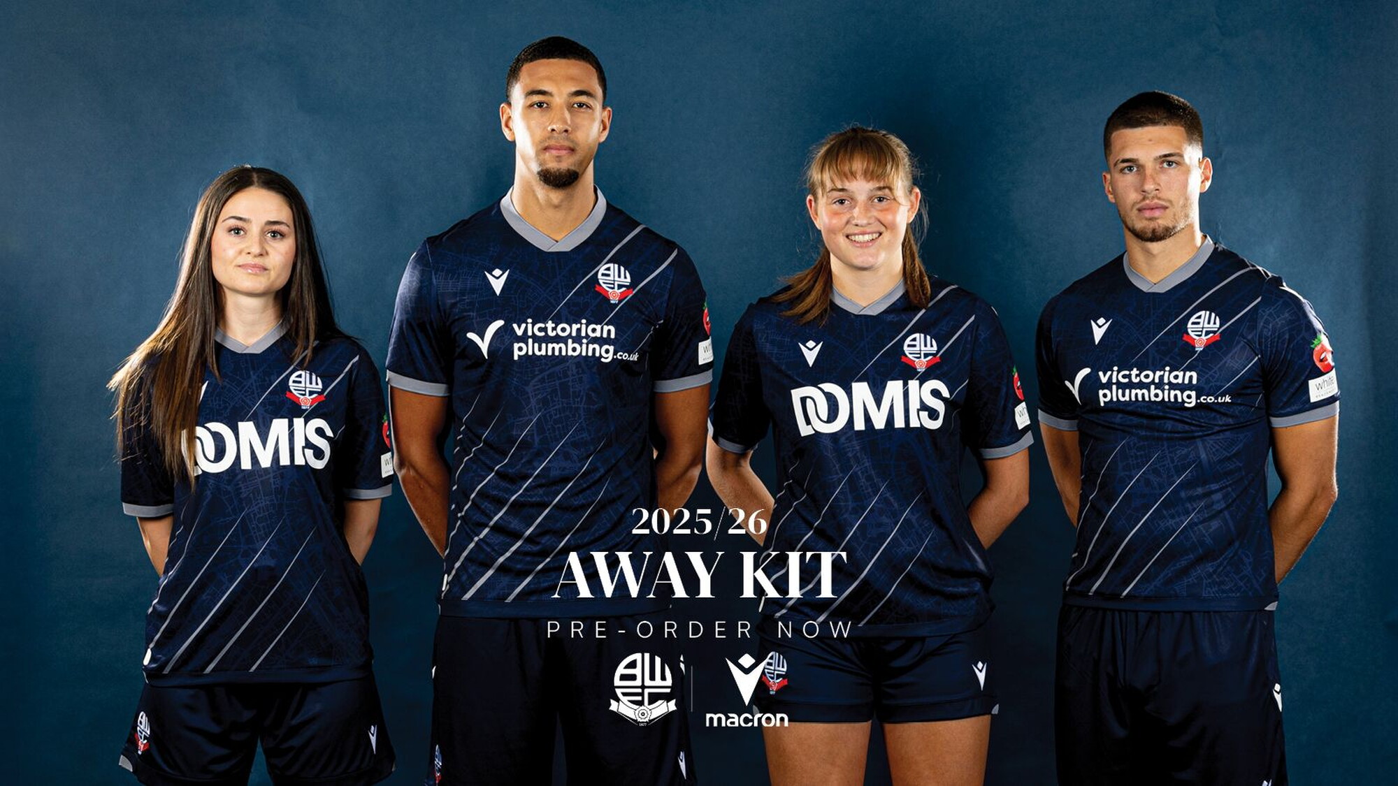 Past Glories. Future Stories. | Wanderers Unveil 2025/26 Macron Away Kits | Bolton Wanderers FC