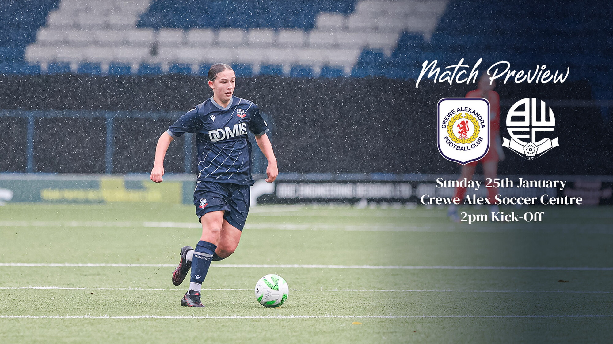 Women's Preview | Crewe Alexandra V Wanderers | Bolton Wanderers FC