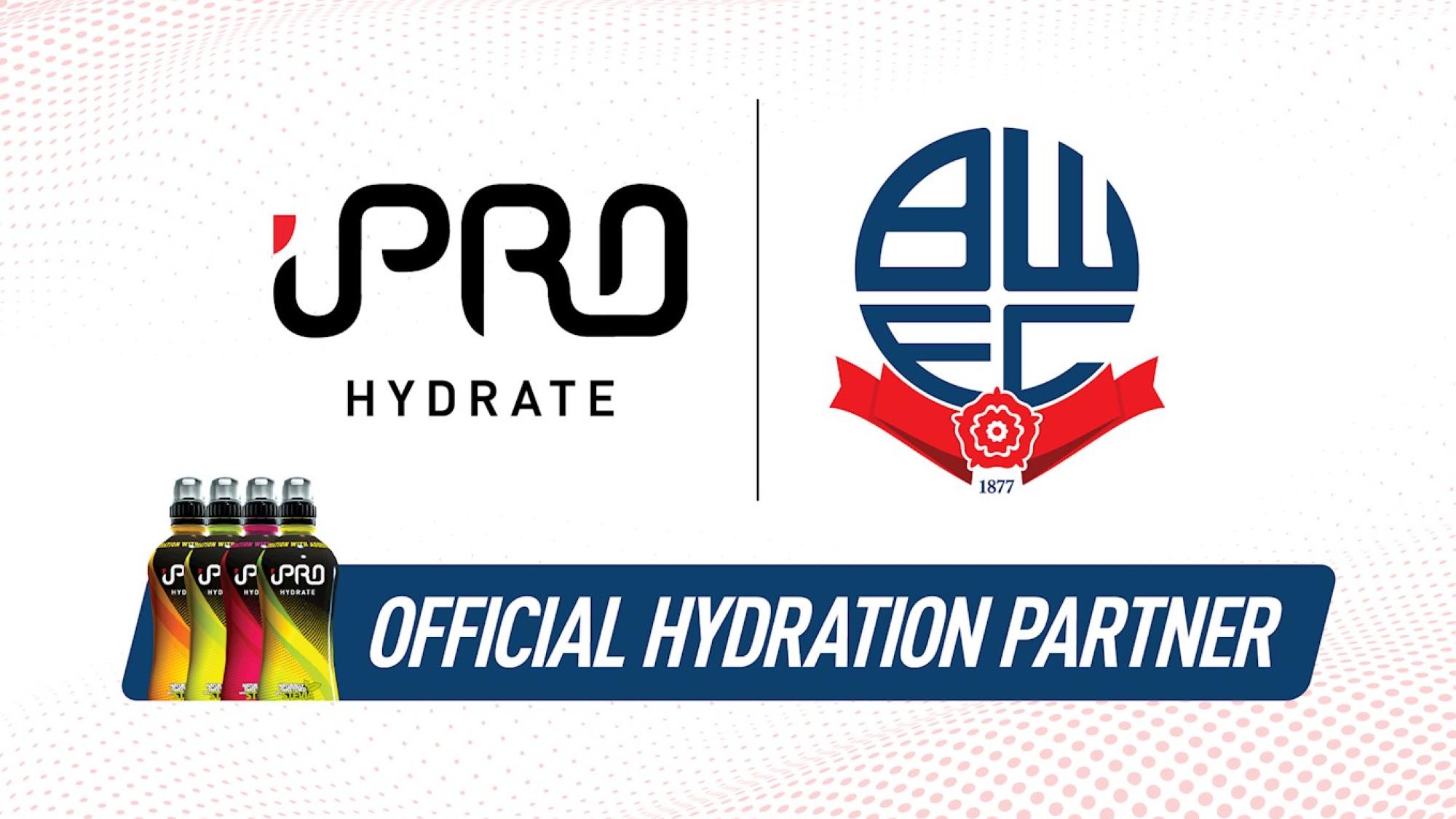 Bolton Wanderers Unveil Partnership Renewal with iPRO Hydrate | Bolton ...