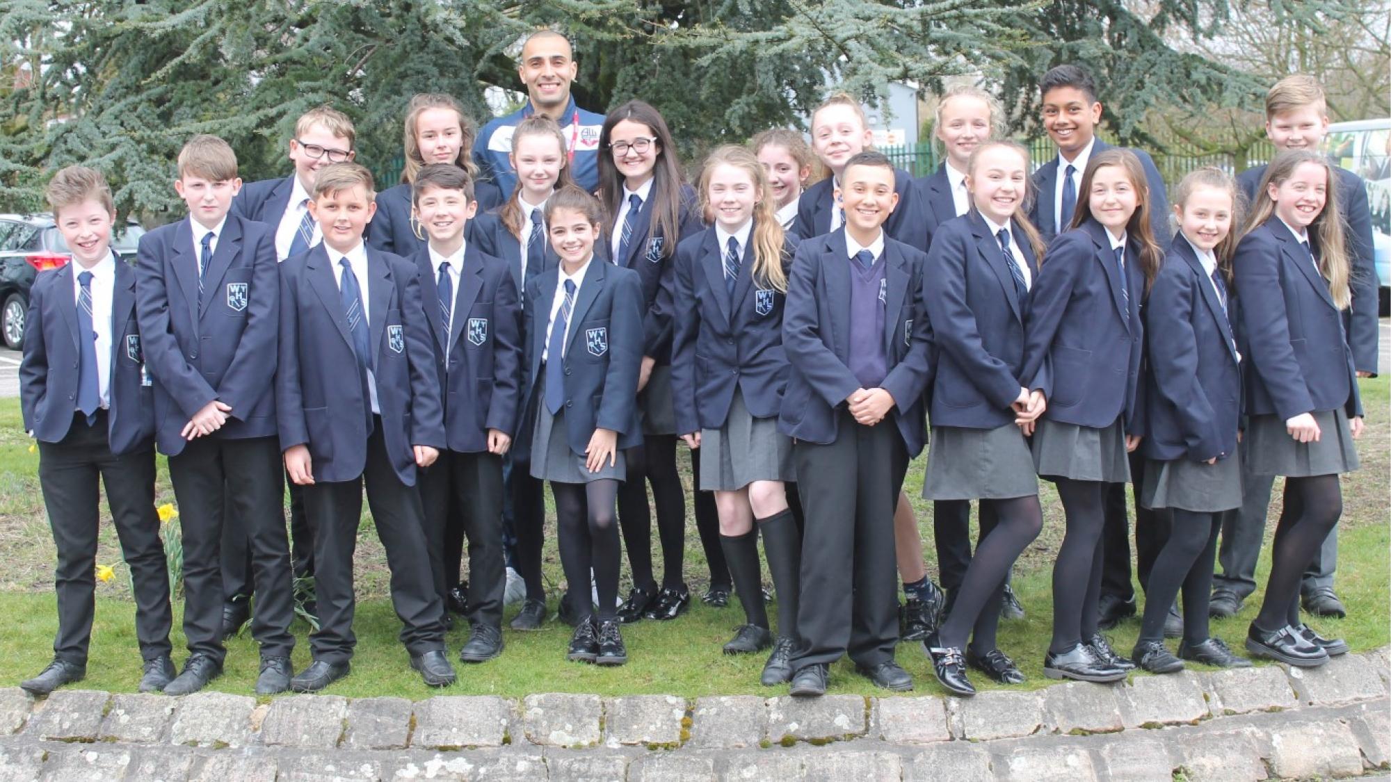 Darren Pratley pays special visit to Westhoughton High School's Year 7 ...