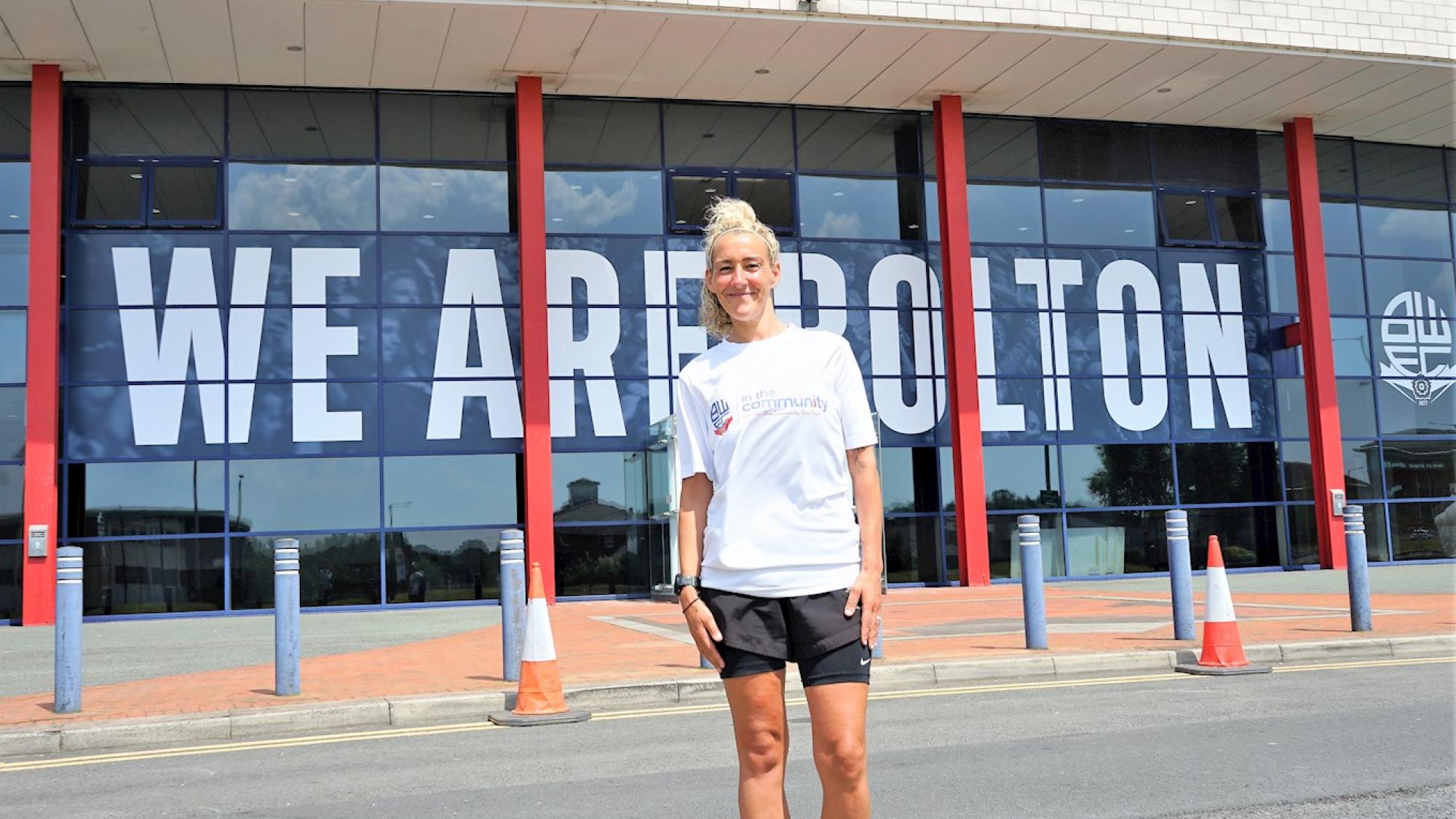 100 Laps Of The Toughsheet Stadium For Charity! | Bolton Wanderers FC