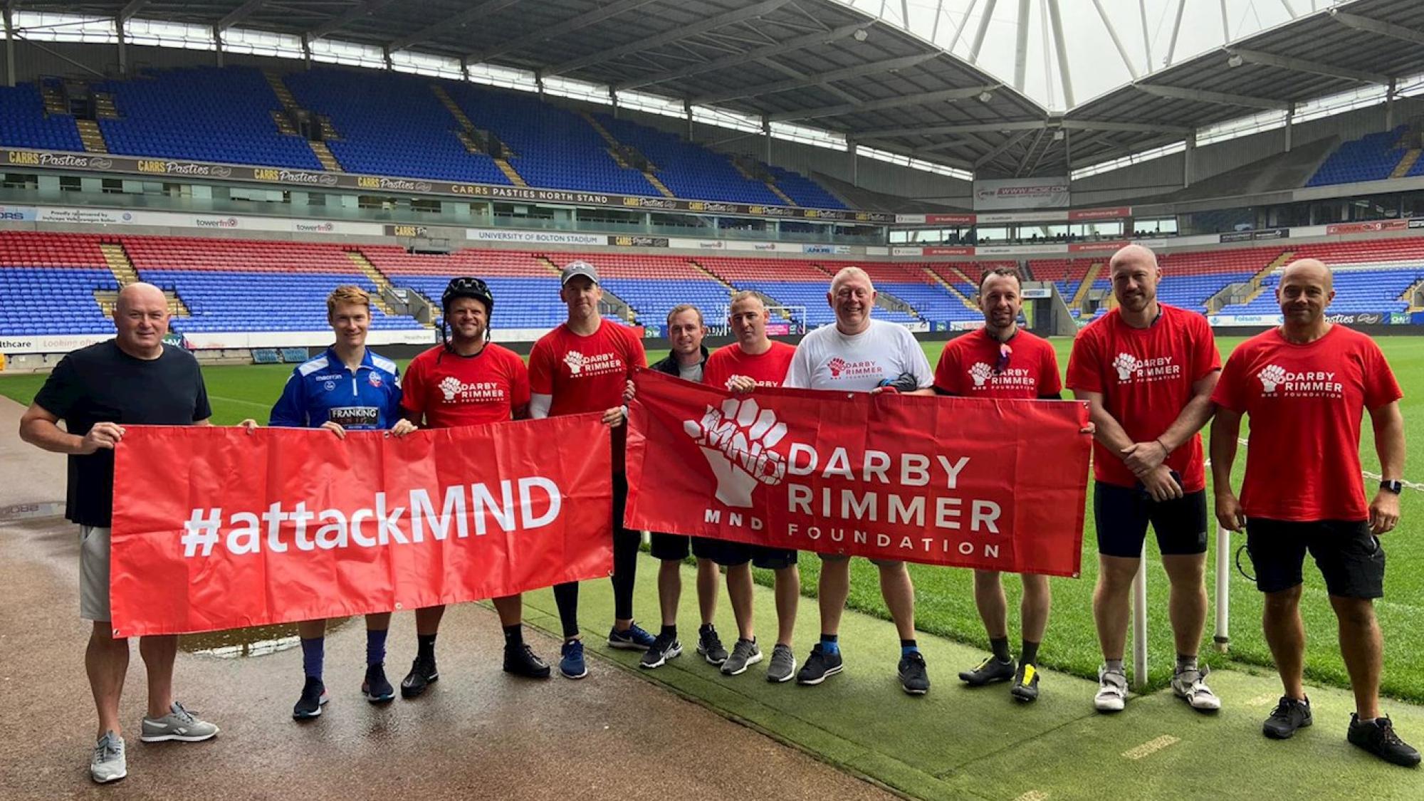 Kevin Darby and co complete cycle for Darby Rimmer MND | Bolton ...
