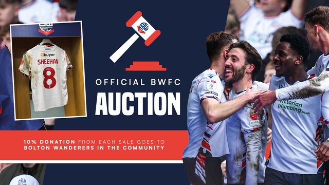 Wanderers Relaunch Official Auction Site With Welshman’s Winning Wigan ...