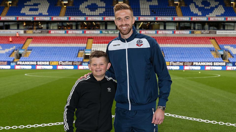 Educating Greater Manchester's Jack Stanley meets his Wanderers heroes ...