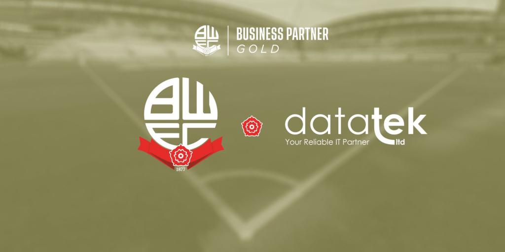 DataTek Renew As Business Partner Gold | Bolton Wanderers FC