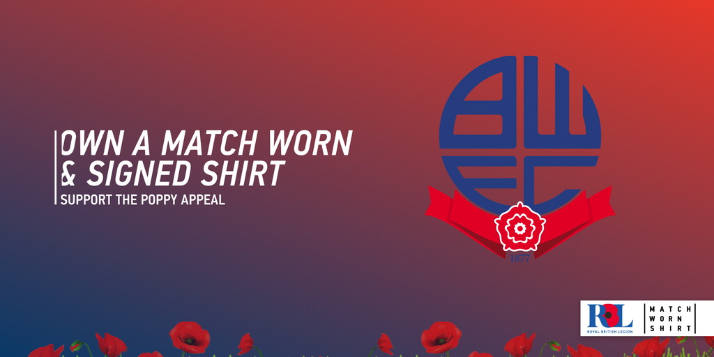 Wanderers Support Royal British Legion's New Football Poppy Shirt ...