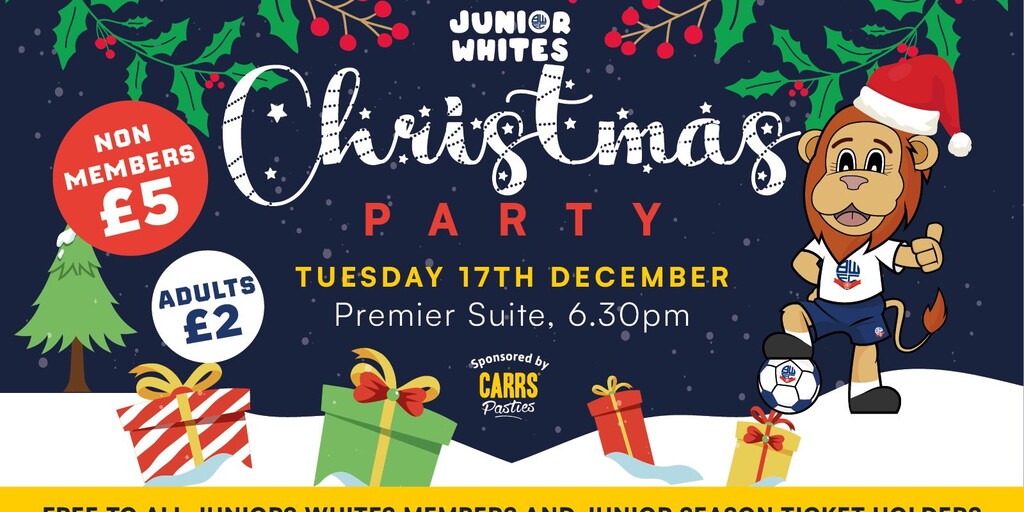 Still Time To Join Us At 2024 Junior Whites Christmas Party Tonight ...