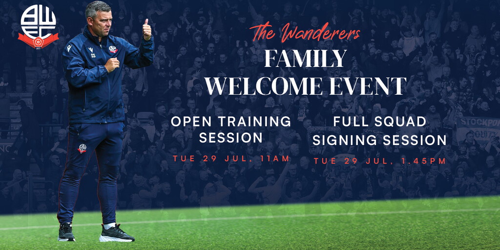 All Welcome For Family Event | Bolton Wanderers FC