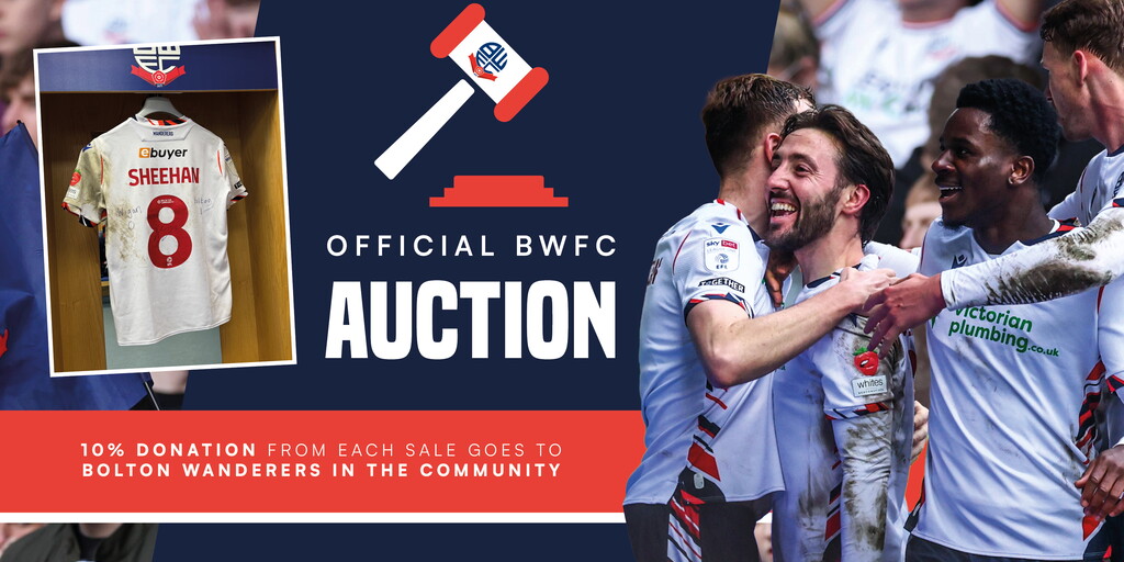 Wanderers Relaunch Official Auction Site With Welshman’s Winning Wigan ...