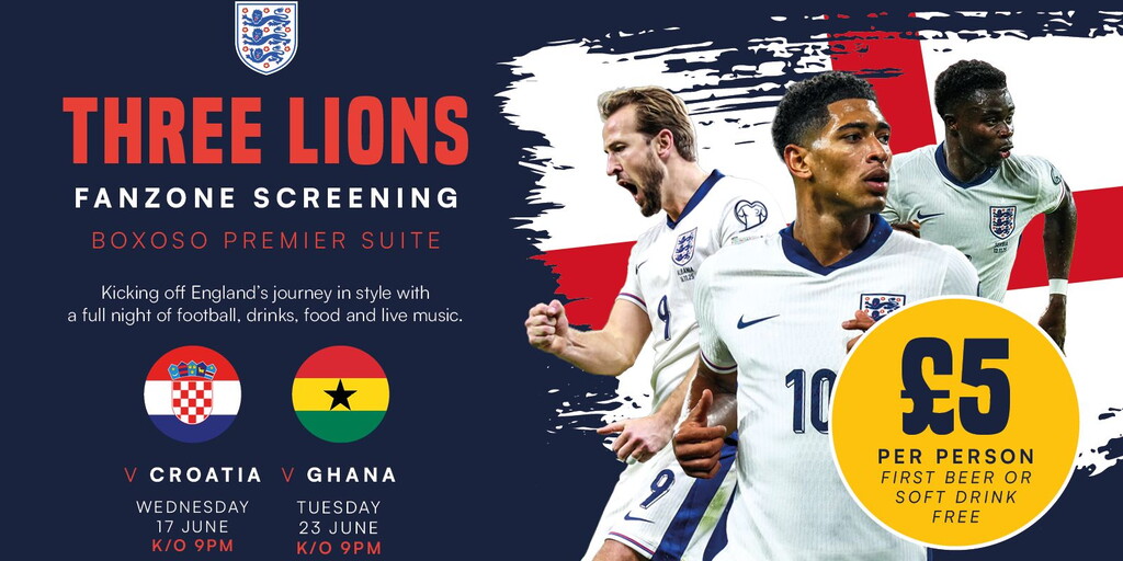 Three Lions Fanzone Screening - Book your place | Bolton Wanderers FC